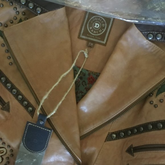 Double D Ranch | Jackets & Coats | Double D Ranch Leather Jacket Size ...